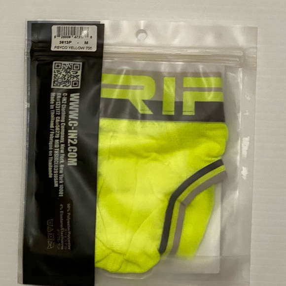 C-In2 | Underwear & Socks | Cin2 Grip Mesh Low Rise Brief Psycho Yellow ...